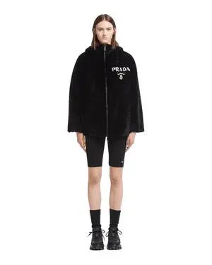 Prada Reversible Gabardine And Shearling Jacket