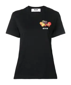Msgm Round Neck Tops