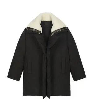 Givenchy Quilted Puffer Coat With Fur Trim