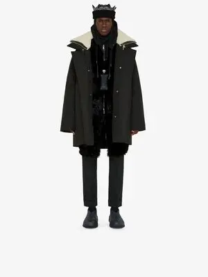 Givenchy Quilted Puffer Coat With Fur Trim