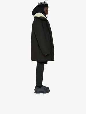 Givenchy Quilted Puffer Coat With Fur Trim