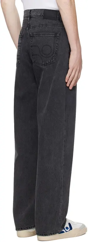 Eytys Straight Leg Jeans With Belt Loops