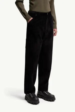 Moncler Corduroy Jogging Pants - Black
