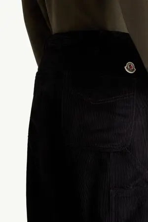 Moncler Corduroy Jogging Pants - Black