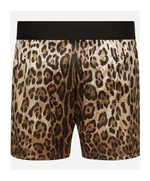 Dolce & Gabbana Leopard Print Shorts