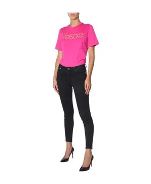 Versace Logo Printed T-shirt