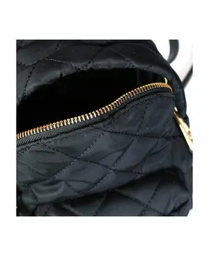 Moschino Quilted Logo Backpack