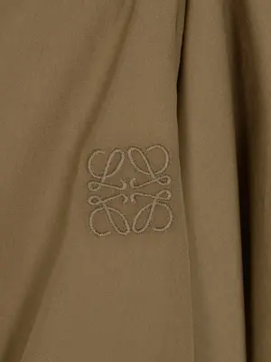 Loewe Sleeveless Wrap Dress With Keyhole And Lace-up Closure - Light Brown