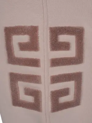 Givenchy Logo Embroidered Sweatpants - Nude
