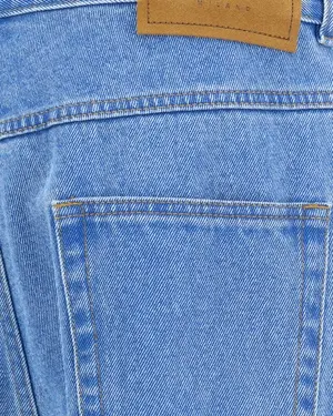 Marni Logo Patch Straight Leg Jeans