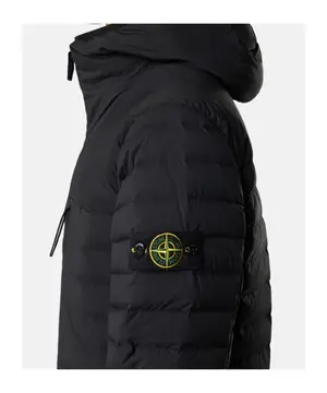 Stone Island Logo Patch Quilted Down Jacket