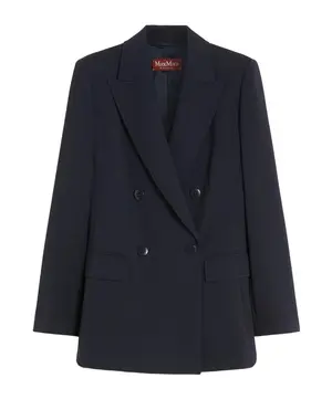 Max Mara Double-breasted Blazer - Blue