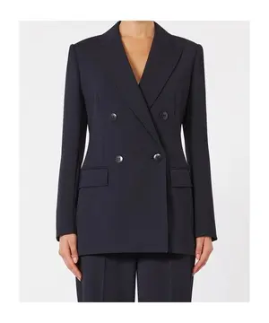 Max Mara Double-breasted Blazer - Blue