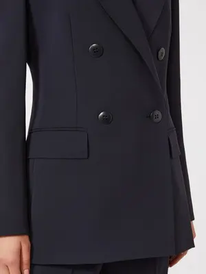 Max Mara Double-breasted Blazer - Blue