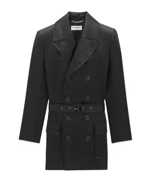 Women's Saint Laurent Black Outerwear