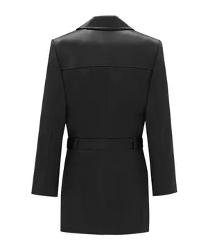 Saint Laurent Saharienne Double-breasted Belted Jacket - Black