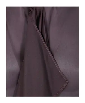Sacai High-neck Ruffled Blouse - Brown