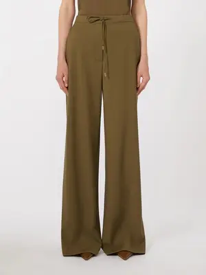 Max Mara Mstcorone Drawstring Trousers - Khaki