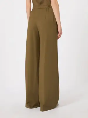 Max Mara Mstcorone Drawstring Trousers - Khaki