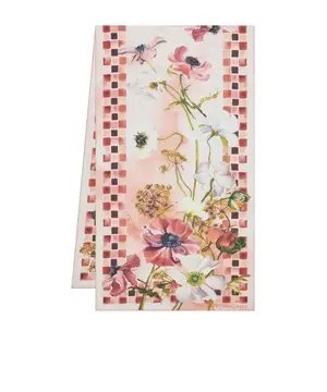 FERRAGAMO Fiori Print Silk Scarf