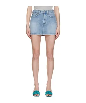 AGOLDE Five Pocket Denim Skirt