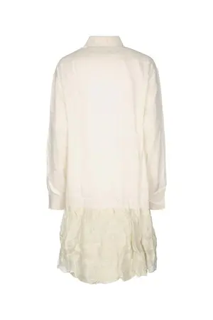 Prada Long-sleeved Collared Dress