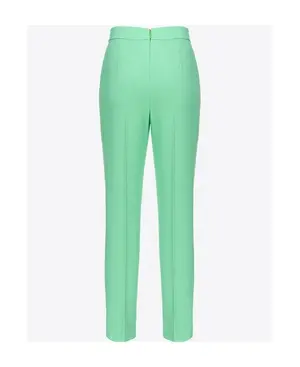 Pinko Concealed Zipped Tapered-leg Trousers