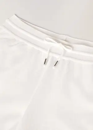 Loro Piana Straight-leg Knitted Trousers With Drawstring