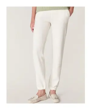 Loro Piana Straight-leg Knitted Trousers With Drawstring