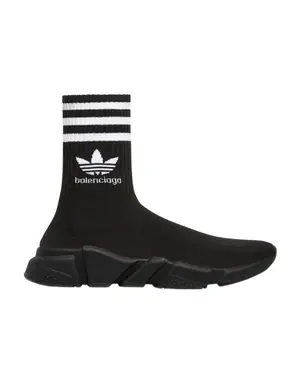 Balenciaga X Adidas Speed Sock Sneakers - Black