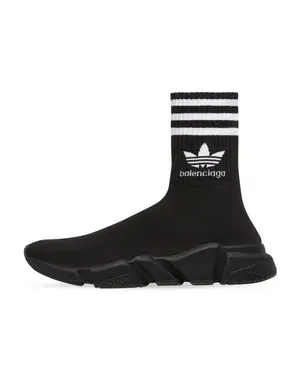 Balenciaga X Adidas Speed Sock Sneakers - Black