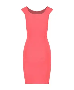 VIVIENNE WESTWOOD Knitted Logo Mini Dress - Red
