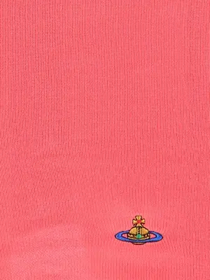 VIVIENNE WESTWOOD Knitted Logo Mini Dress - Red