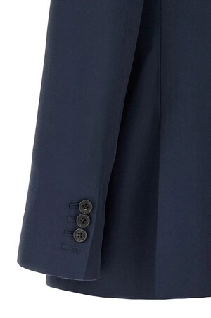Theory Double-breasted Straight Hem Blazer - Black