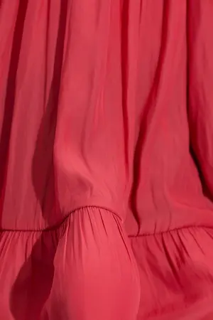 LANVIN Tie-neck Ruffle Blouse - Red