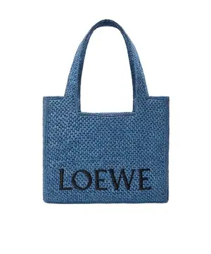 Loewe Woven Tote Bag With Removable Shoulder Strap