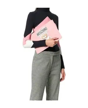 Moschino Printed Clutches