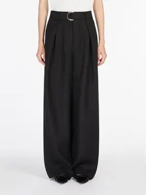 Max Mara S Jane Belted Wide Leg Pants