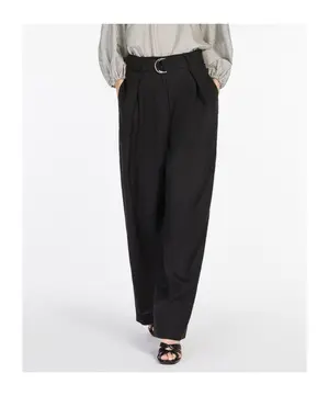 Max Mara S Jane Belted Wide Leg Pants