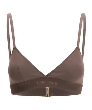 TOM FORD Triangle-shape Bra - Brown
