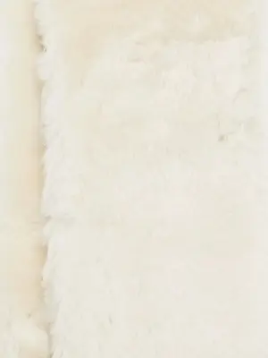 TOTEME Shearling Scarf - Off White