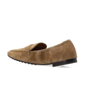 Tory Burch Logo Plaque Slip-on Loafers