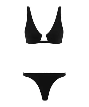 Zimmermann Rhiannon Wire Front Bikini - Black