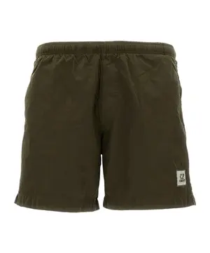C.P. COMPANY C.P. Company Logo Patch Swim Shorts Black