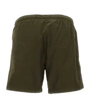 C.P. COMPANY Logo Patch Swim Shorts - Black