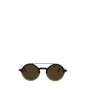 Bottega Veneta Round Frame Sunglasses - Brown