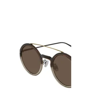 Bottega Veneta Round Frame Sunglasses