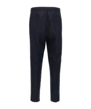 Brunello Cucinelli Pleated Drawstring Trousers - Blue