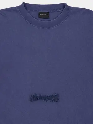 Balenciaga Logo Embroidered T-shirt