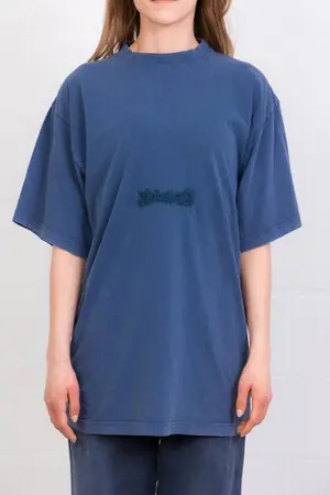 Balenciaga Logo Embroidered T-shirt